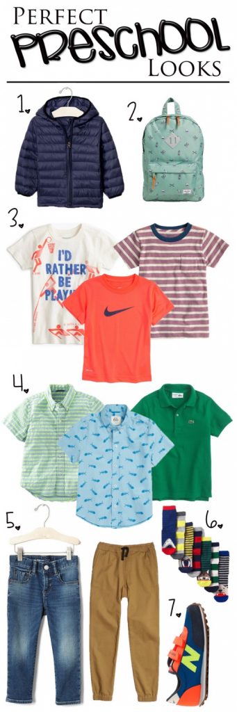 Preschool Looks | 2016 School Year - The Modern Dad