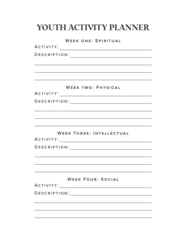 100 LDS Youth Activity Ideas That Are Fun, Meaningful, and Full of ...