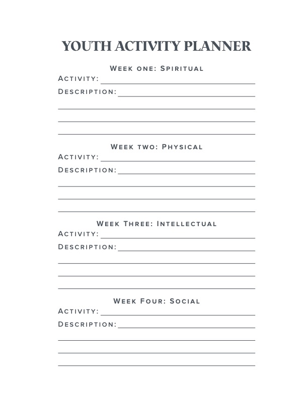100 LDS Youth Activity Ideas That Are Fun, Meaningful, and Full of ...